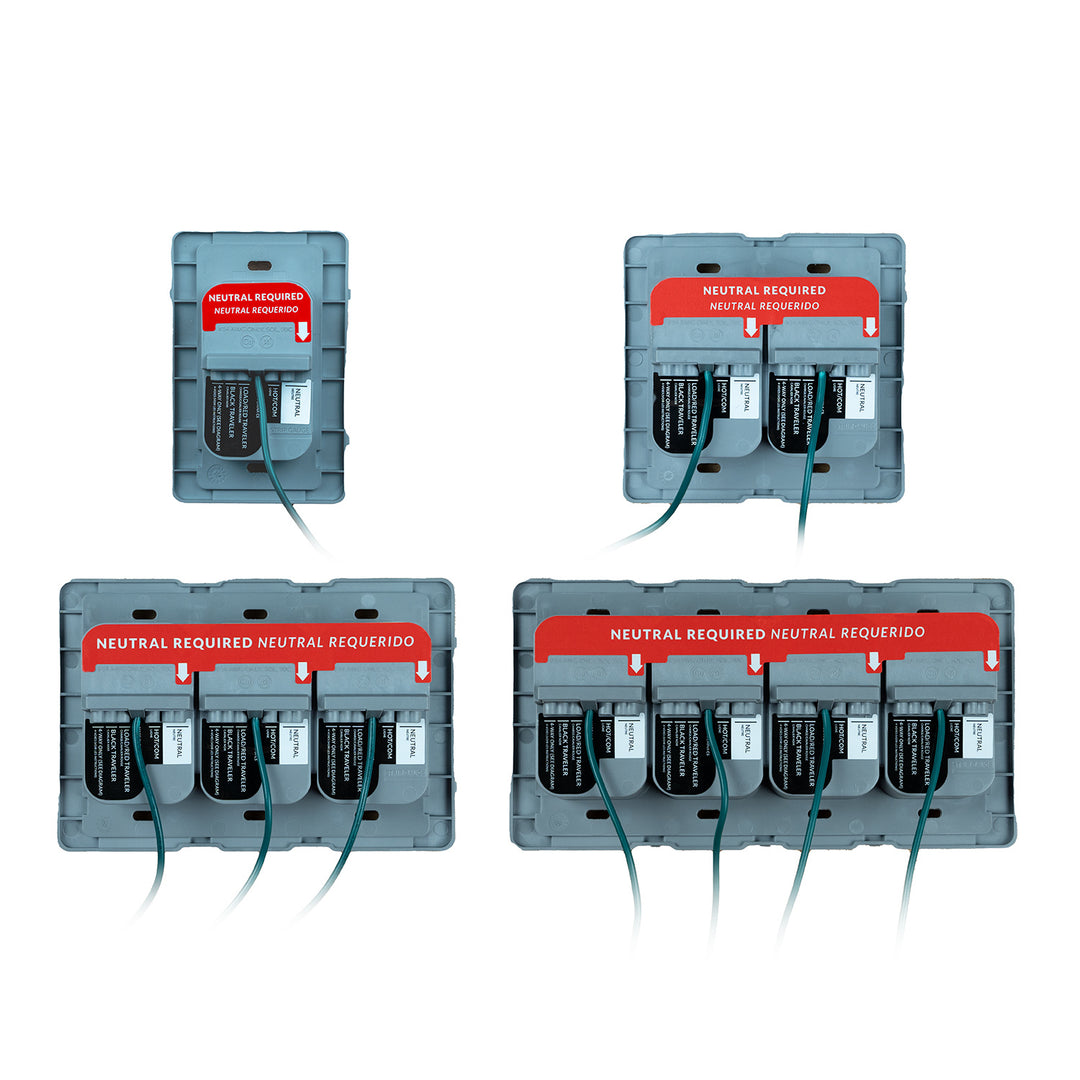 Quick Wire Backplate & Faceplate with Single Pole Simple Rocker Switch ...