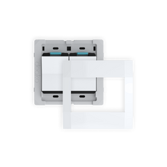 Quick Wire Connector (Backplate) & Faceplate with Single-Pole Simple R ...