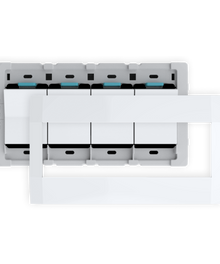 Quick Wire Connector (Backplate) & Faceplate with Single-Pole Simple R ...