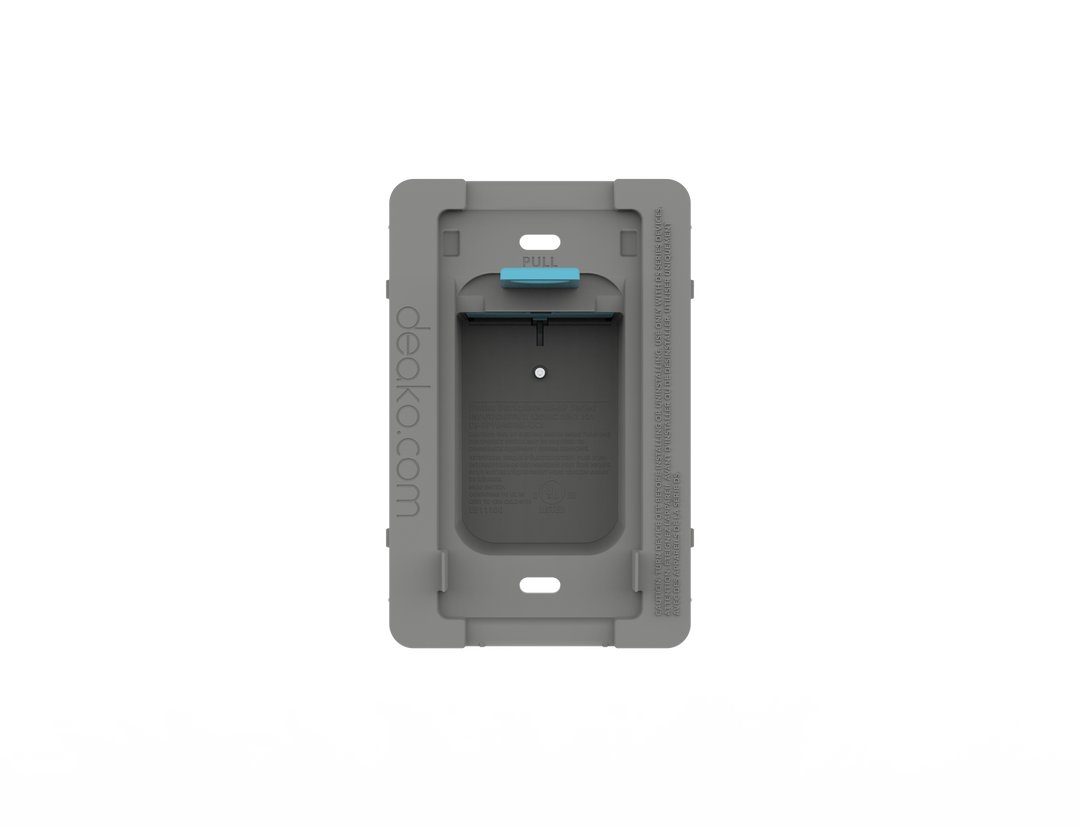 Universal Connector (Backplate) with Single Pole Simple Rocker Switch ...